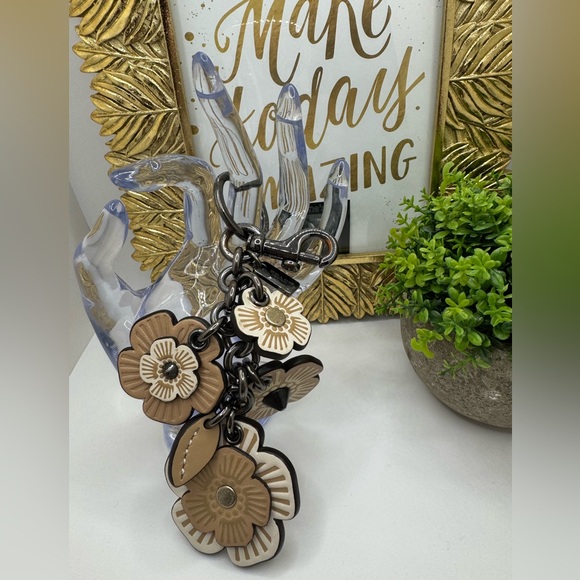 Coach | Accessories | Coach Tea Rose Mix Bag Charm | Poshmark